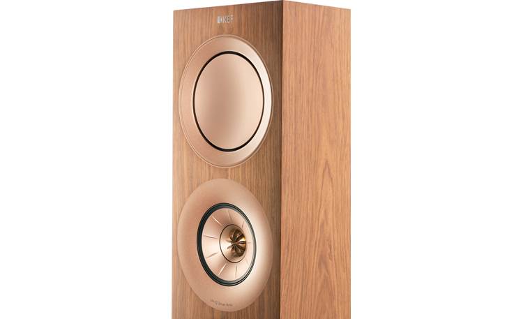 KEF R7 (Walnut) Matched pair of floor-standing speakers at Crutchfield
