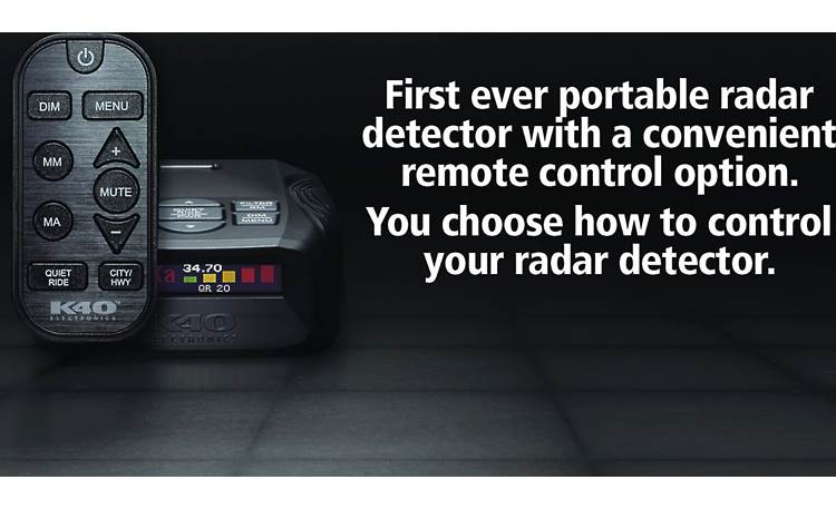 K40 Platinum100 (With remote control) Radar detector with GPS at ...