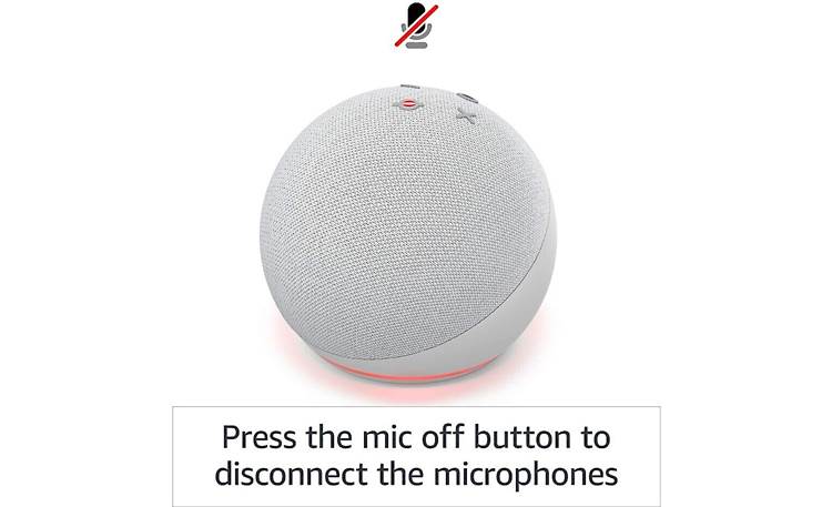 Amazon Echo Dot (4th Generation) (Glacier White) Virtual assistant with Wi-Fi® and Amazon Alexa ...