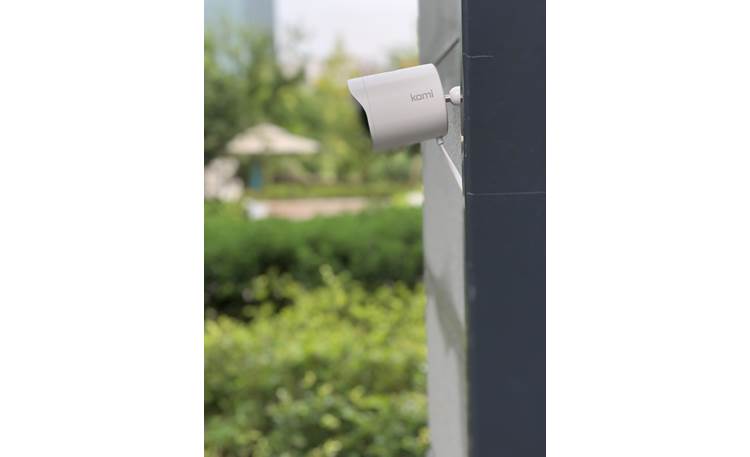 Kami Outdoor Security Camera Plug-in Wi-Fi security camera at Crutchfield