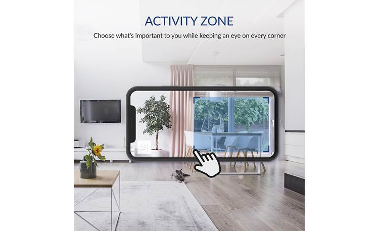 Kami Mini Plug-in Wi-Fi indoor security camera at Crutchfield