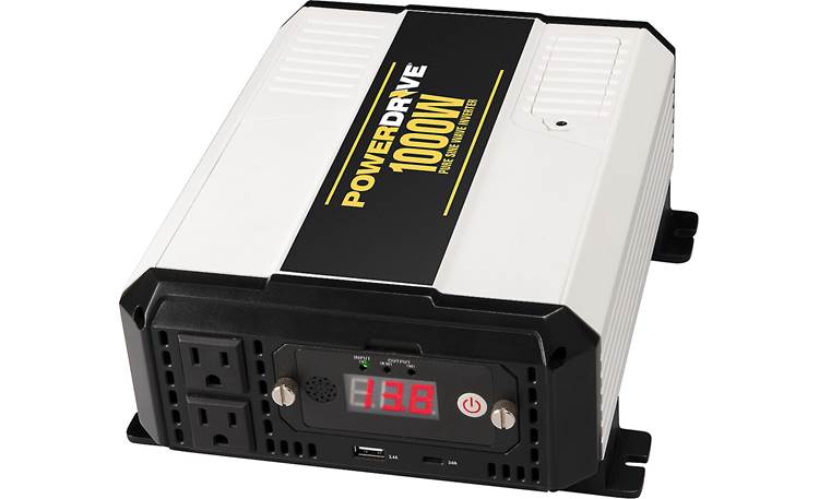 PowerDrive PDIPS1000B DC to AC pure sine wave power inverter with 1000 ...