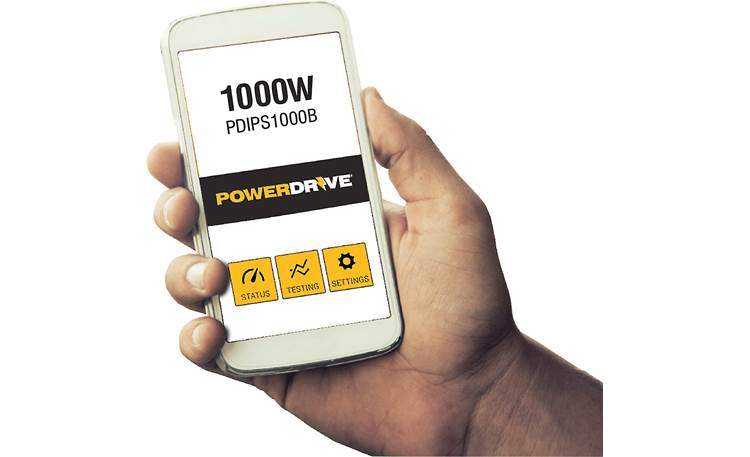PowerDrive PDIPS1000B DC to AC pure sine wave power inverter with 1000 ...