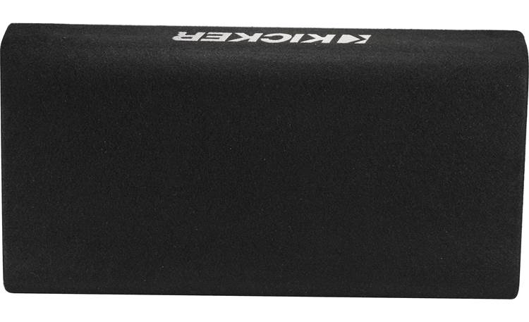Kicker 47TRTP82 Sealed downward-firing enclosure with 8" 2-ohm shallow-mount subwoofer and ...