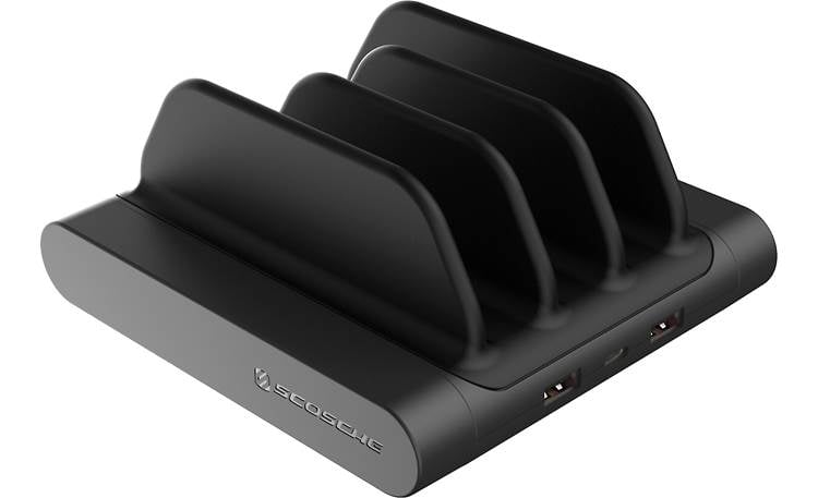 Scosche BaseLynx™ Multi-device Charging Station (Black) Modular 3-port ...