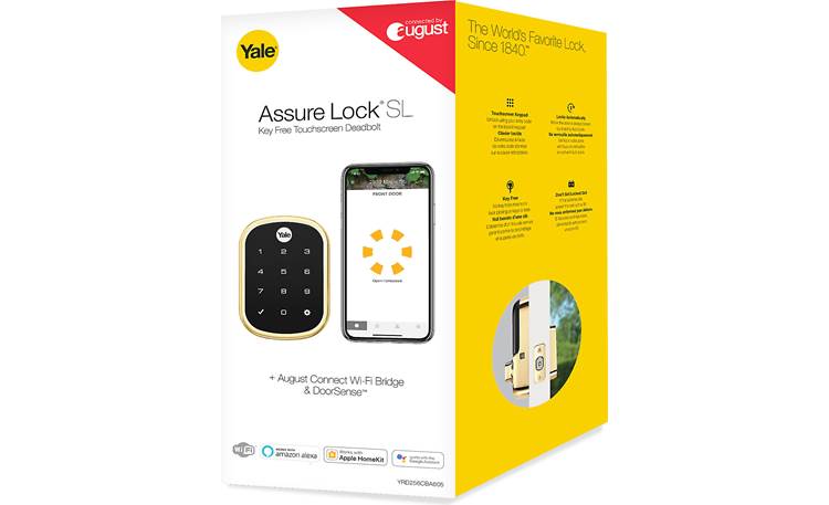 Yale Real Living Assure Lock SL Key-free Touchscreen Deadbolt (YRD256 ...