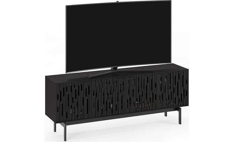 BDI Code 7379 (Ebonized Ash) Media cabinet for TVs up to 82" at Crutchfield