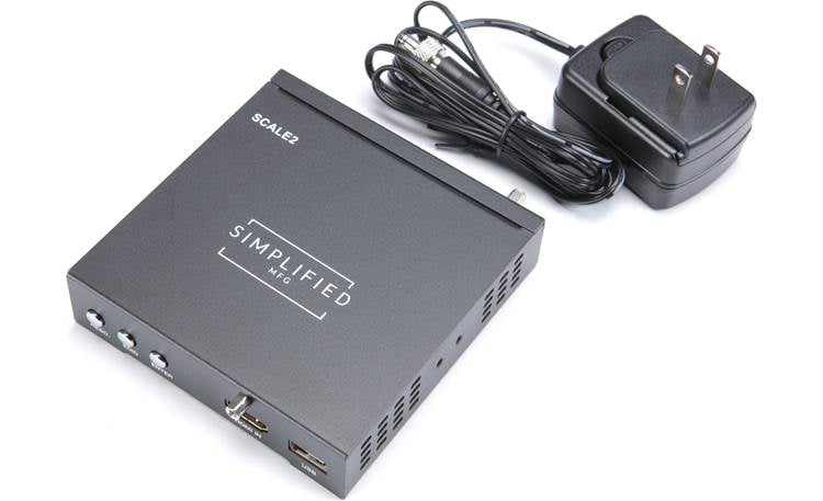 Simplified MFG SCALE2 4K-compatible HDMI scaler (1 in, 1 out) with ...