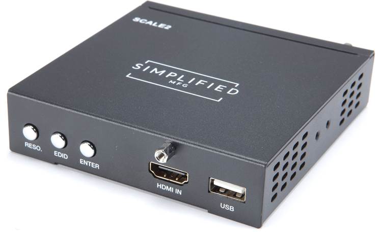 Simplified MFG SCALE2 4K-compatible HDMI scaler (1 in, 1 out) with ...