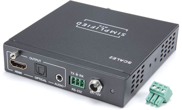 Simplified MFG SCALE2 4K-compatible HDMI scaler (1 in, 1 out) with ...