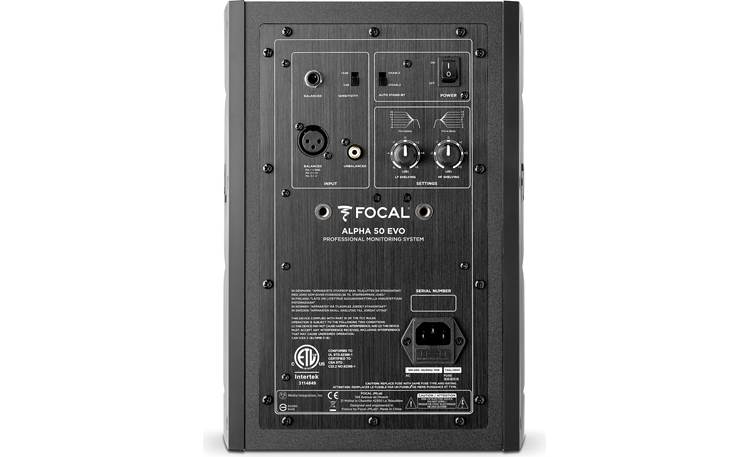 Focal Alpha 50 Evo Powered studio monitor with 5" woofer at Crutchfield