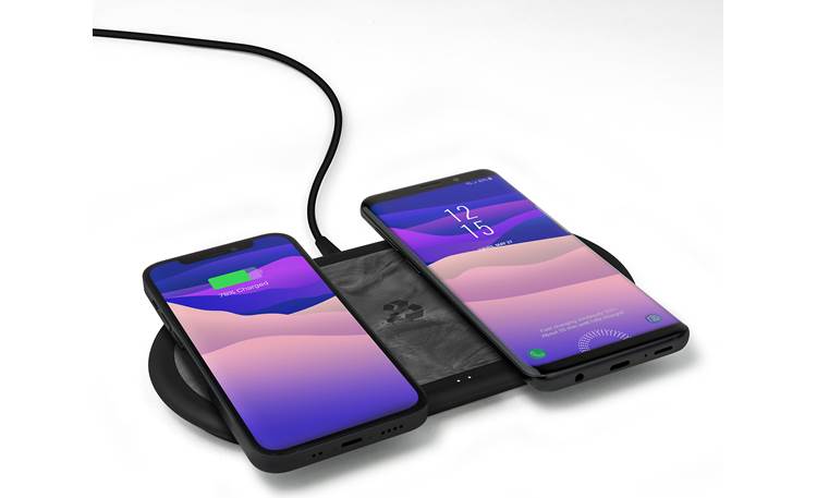 Nimble Apollo Duo Qi Wireless Dual-pad Qi wireless charger at Crutchfield