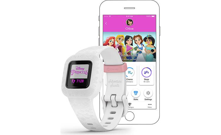 Garmin vivofit jr 3 (Disney Princess) Kids fitness tracker at Crutchfield
