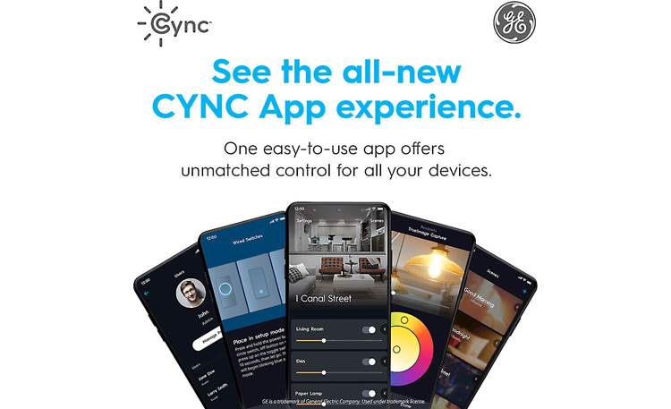 GE Cync Bedroom Light and Remote Starter Kit Dimmable/tunable white ...