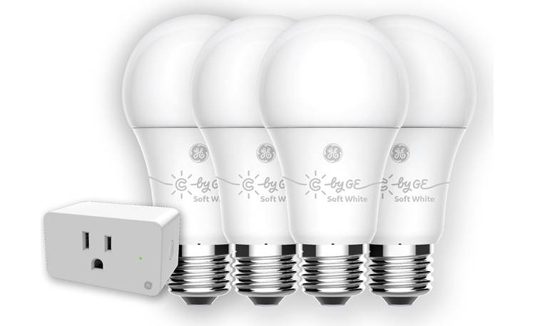 GE Lighting Smart Plug/4-pack of Soft White A19 Bulbs: price ...