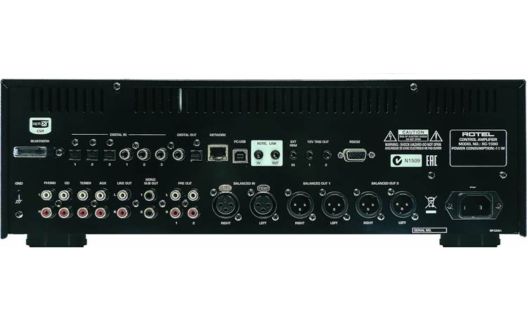 Rotel RC-1590 (Silver) Stereo preamplifier with built-in DAC and ...