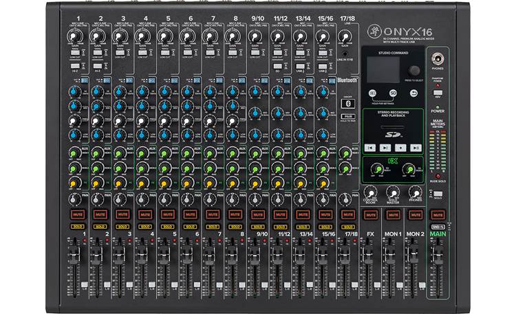 Mackie Onyx16: highlights, specs, photos - Crutchfield