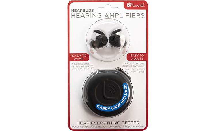 Lucid Audio HearBuds In-ear personal sound amplifier at Crutchfield