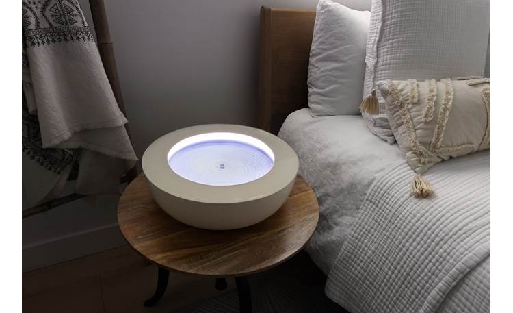 Homedics® Drift (Cream, 16") Sandscape meditation garden with Bluetooth ...