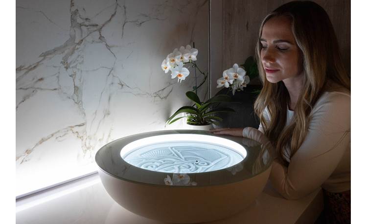 Homedics® Drift (Black, 21") Sandscape meditation garden with Bluetooth ...