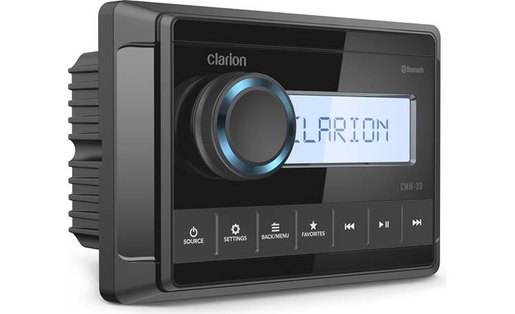 Clarion CMM-20 Marine digital media receiver with high-contrast display ...