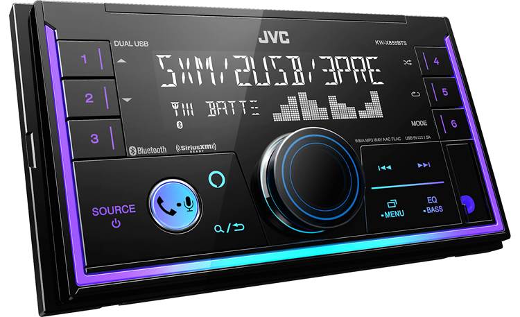 JVC KW-X855BTS Digital media receiver at Crutchfield