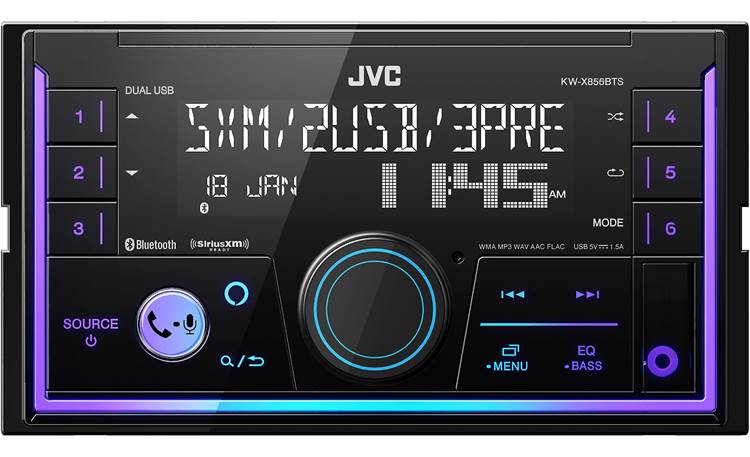 JVC KW-X855BTS Digital media receiver at Crutchfield