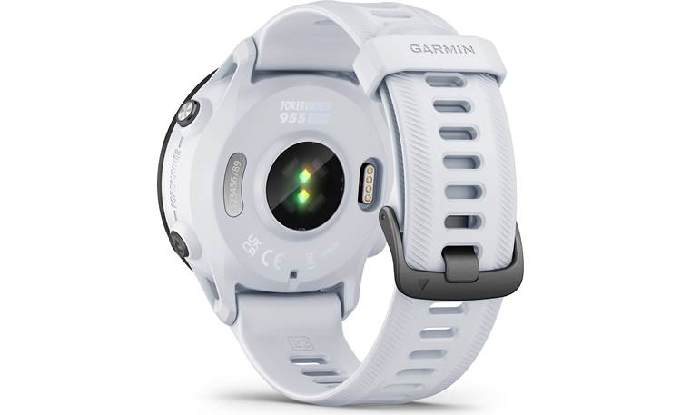 Garmin Forerunner 955 Solar (Whitestone) GPS running watch at Crutchfield