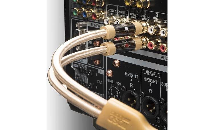 OSD Aurum RCA Cable (3.25 feet/1 meter) Stereo audio interconnect cable ...