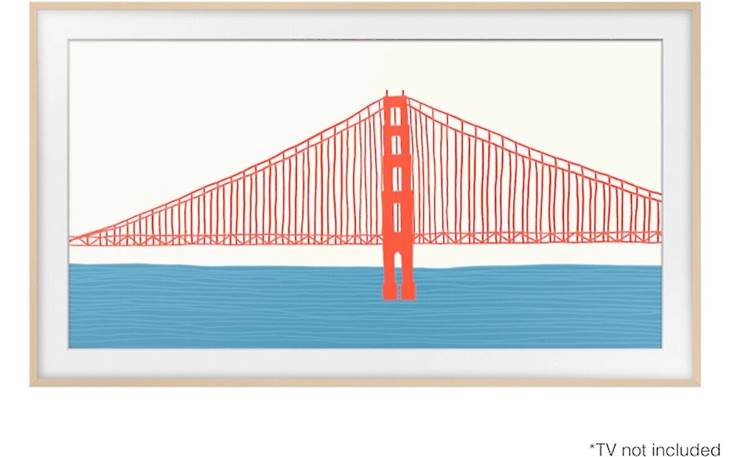 Samsung 50" The Frame Customizable Bezel (Modern) (Beige) Fits 50 ...