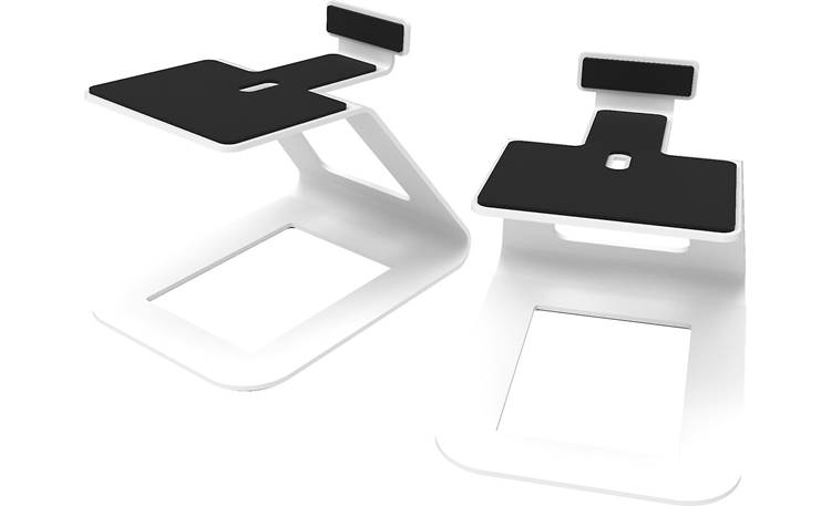 Kanto SE6 (White) Elevated desktop speaker stands at Crutchfield
