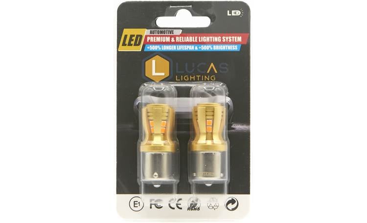 Lucas Lighting L-1156-BA15S-W (White) CAN-bus LED light bulbs for ...