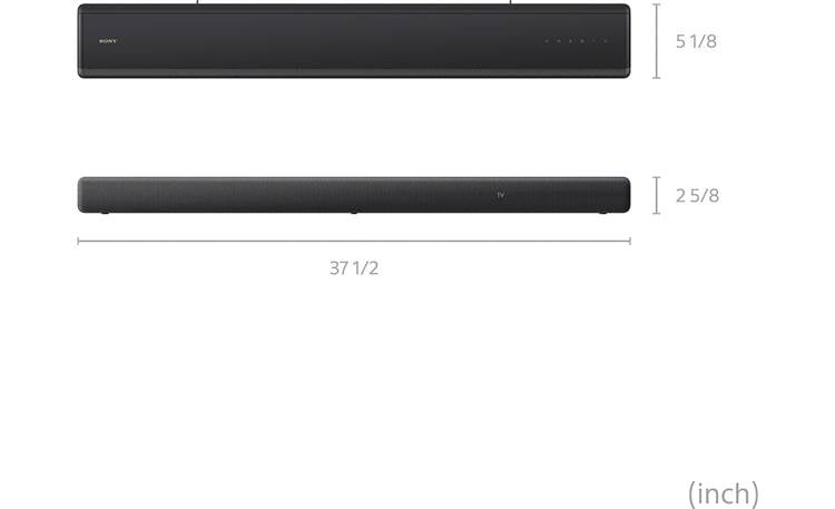 Sony HT-A3000 Powered 3.1-channel sound bar system with Bluetooth®, Apple AirPlay® 2, Dolby ...