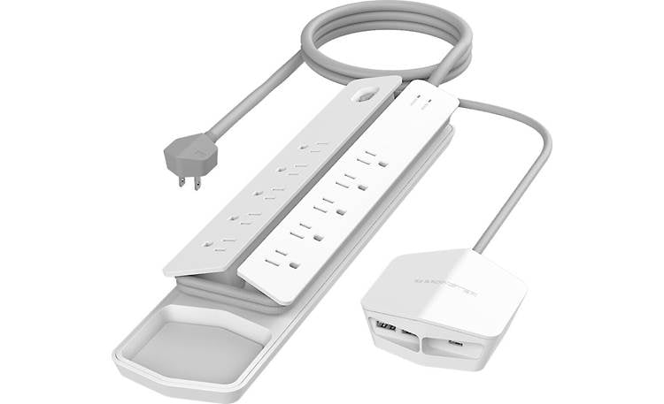 Monster Power Center Vertex XL (White) Surge protector with extendable ...