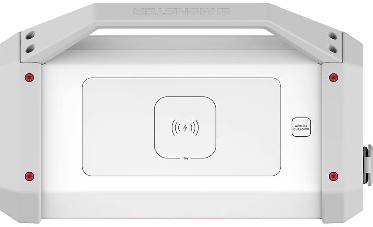 Monster Power Grid (White) Portable power station with wireless Qi ...
