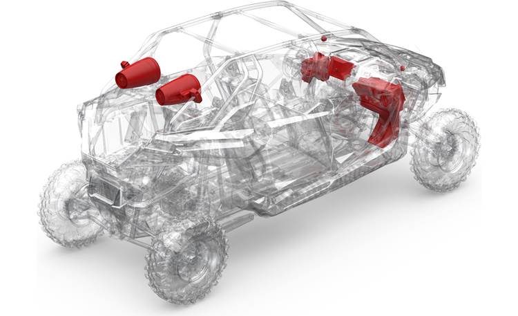 Rockford Fosgate RZR19PXP-STG6 Stage 6 audio upgrade kit for select ...