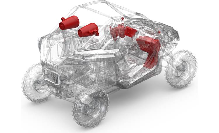 Rockford Fosgate RZR19PXP-STG6 Stage 6 audio upgrade kit for select ...