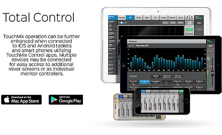 QSC TouchMix®-30 Pro 30-channel digital mixer at Crutchfield
