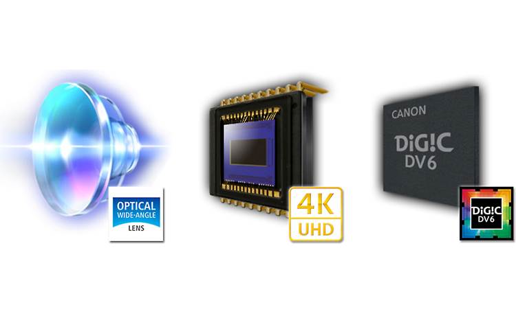 Canon XA65 Professional 4K Ultra HD camcorder at Crutchfield