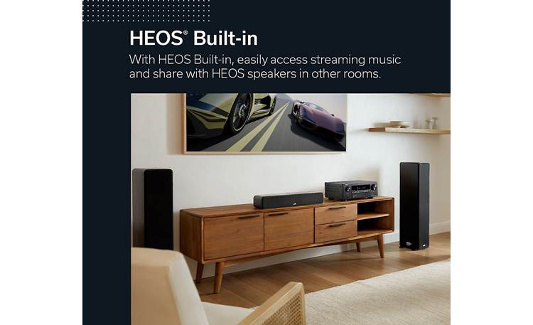 Denon AVR-S970H 7.2-channel home theater receiver with Dolby Atmos ...