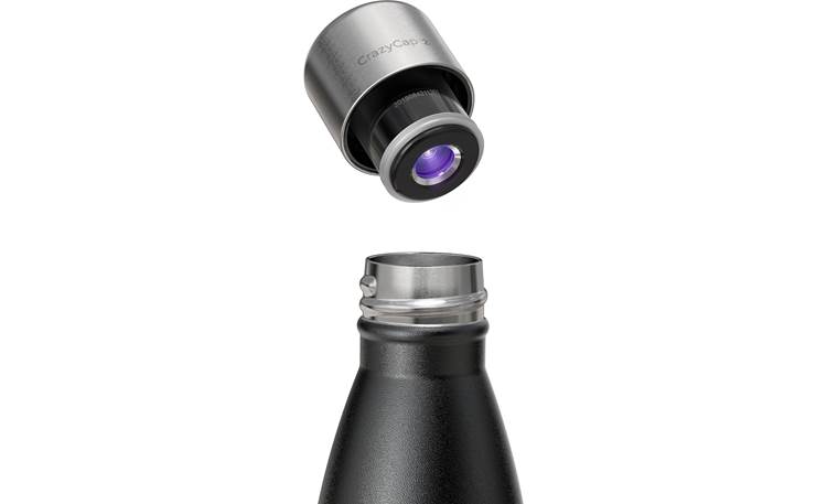 WAATR CrazyCap 2 (Onyx) 17-oz. self-purifying water bottle at Crutchfield