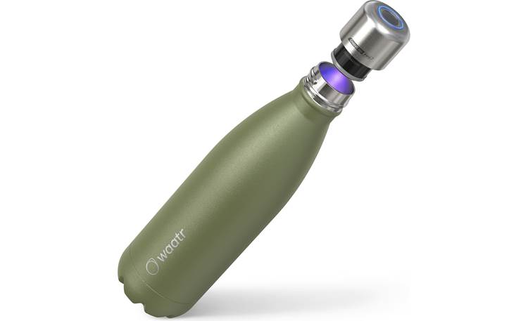 WAATR CrazyCap Pro (Kale) 17-oz. self-purifying water bottle at Crutchfield