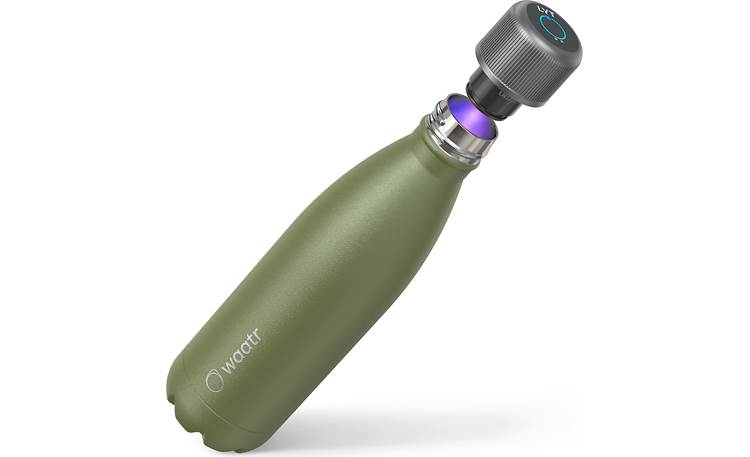 WAATR LYT (Kale) 17-oz. self-purifying water bottle at Crutchfield
