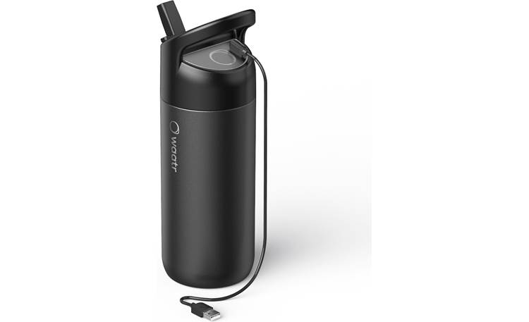 WAATR PureMax 4D (Onyx) 25-oz. self-purifying water bottle with built ...