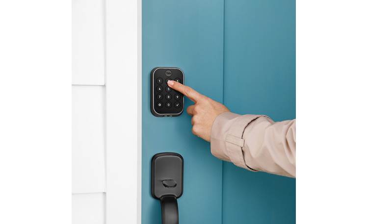 Yale Assure Lock 2 Key-free Keypad Deadbolt (Black Suede) Smart lock ...