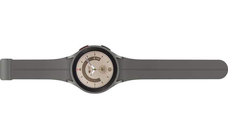 Samsung Galaxy Watch5 Pro (45 mm, Gray Titanium) Smart lifestyle watch ...