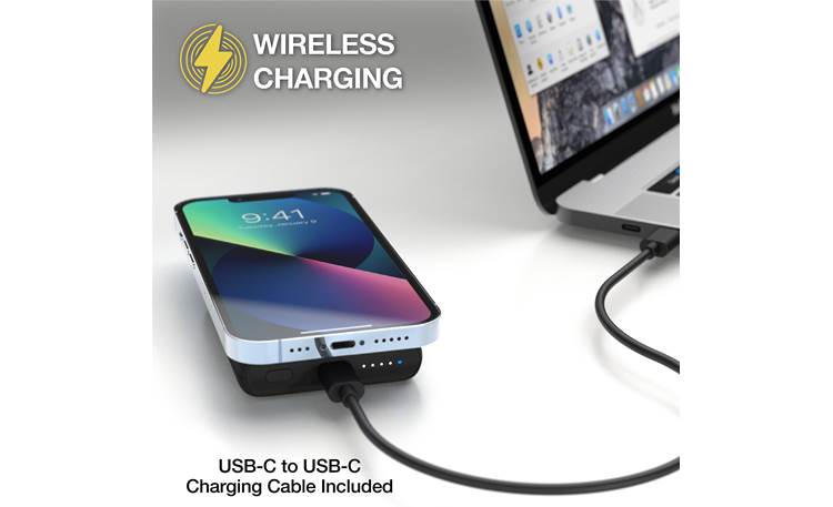 Scosche GoBat™ MS 5K (Black) Portable 5,000 mAh power bank/MagSafe ...