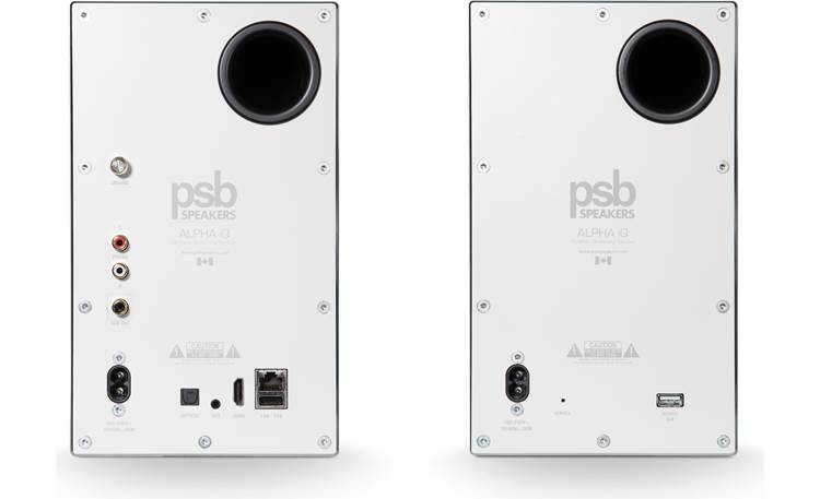 PSB Alpha iQ (Satin White) Powered streaming speakers with built-in Wi ...