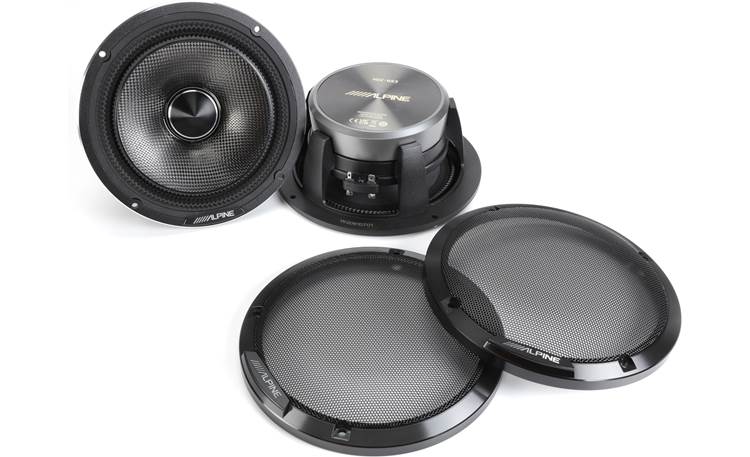 Alpine HDZ-65C Status Series 6-1/2" 2-way component speaker system at ...