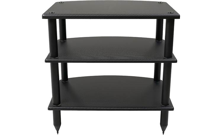 Pangea Audio Vulcan Audio Rack (Carbon Fiber with Black Posts) Modular ...